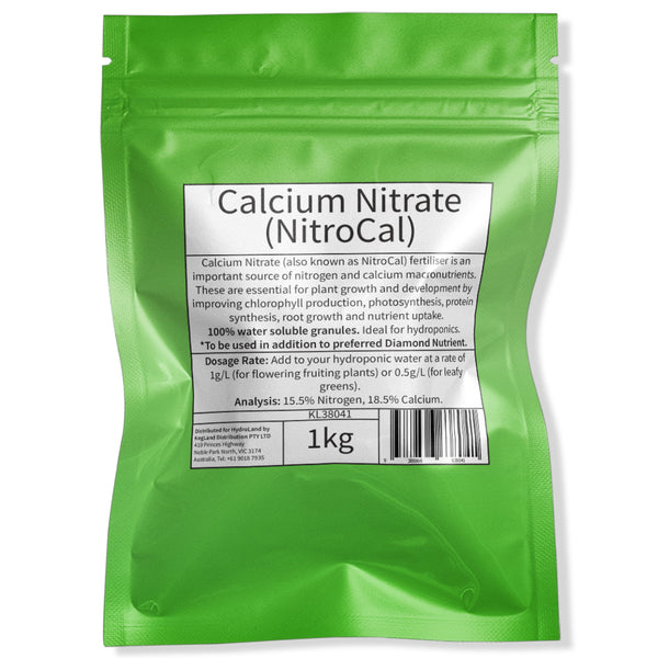 Calcium Nitrate (NitroCal) 1kg | Water Soluble Hydroponics Fertiliser