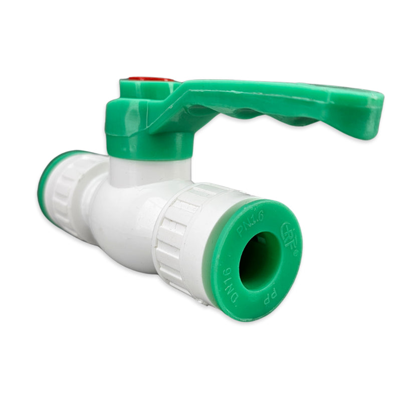 16mm Push In Ball Valve | (PN1.6) Irrigation | Pneumatic PPR