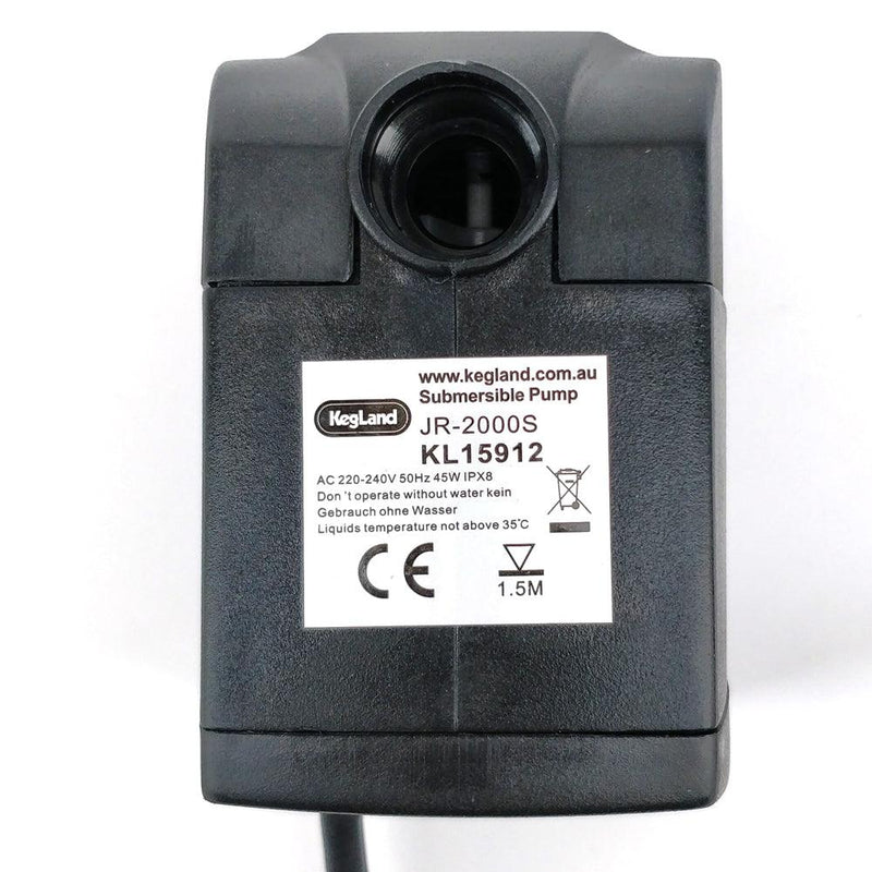 Submersible Pump 2000L/H, 3.2m Head - AU Plug