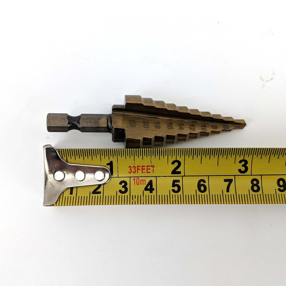 Titanium Coated Step, stepped Drill Bit, HSS, for Metal, Wood and ...